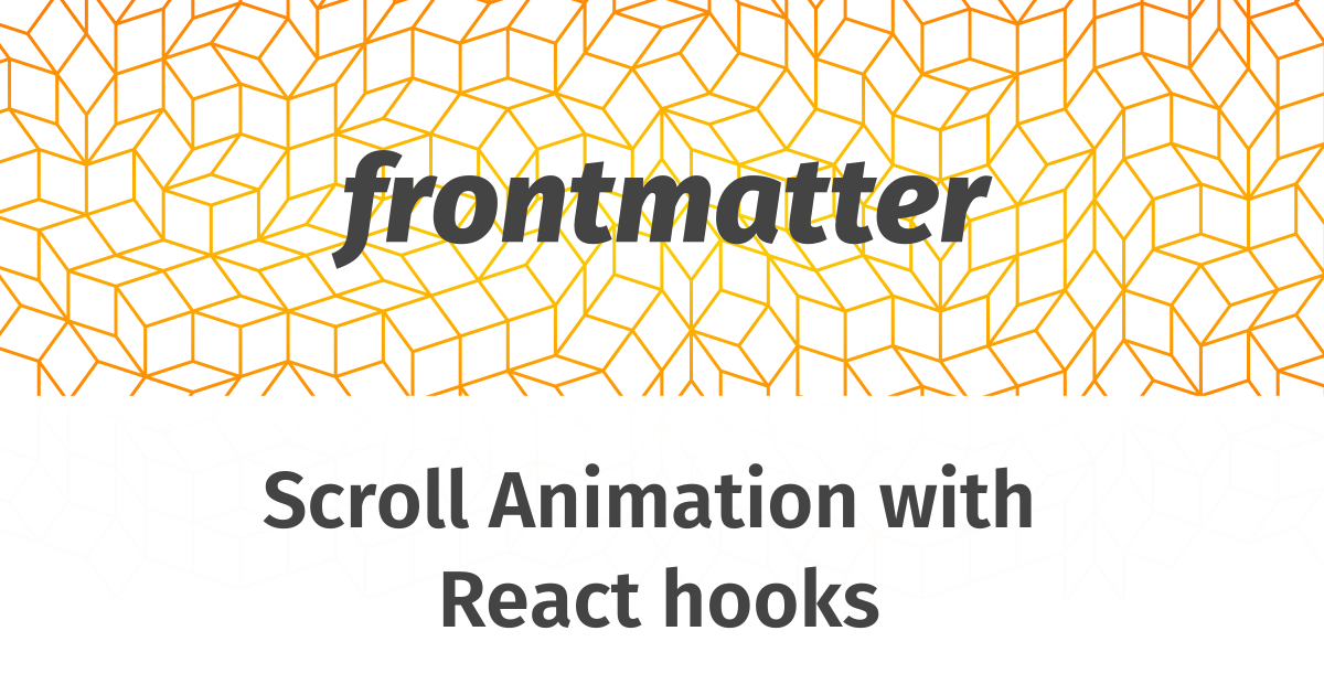 A Scroll Animation With React Hooks Heinerbehrendseu
